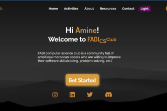 FADI CS Club Website | Devpost