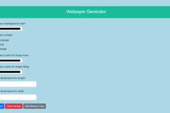 Wallpaper Generator | Devpost