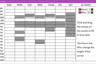 Schedule Visualizer | Devpost