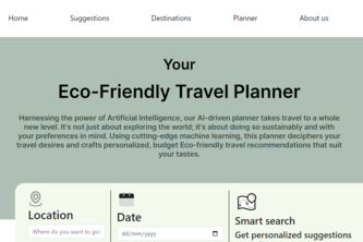 Eco-Friendly Travel Planner | Devpost