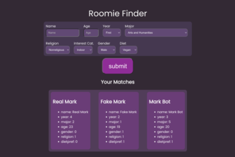 Roomie Finder | Devpost