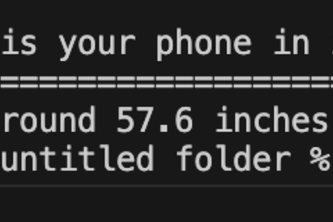Height Identifier from Phone | Devpost