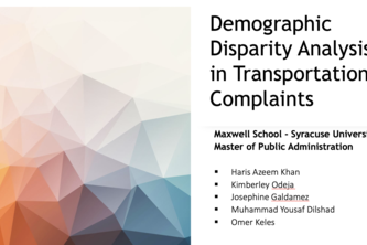 Demographic Disparity Analysis in Transportation Complaints | Devpost