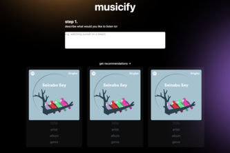 Musicify | Devpost