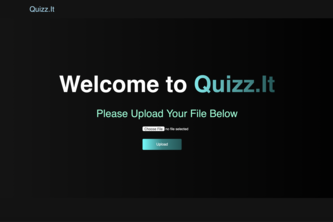 QuizzIt(82) | Devpost