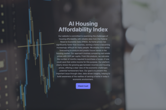 AI Housing Affordability Index | Devpost