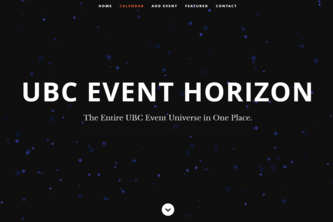UBC Event Horizon | Devpost