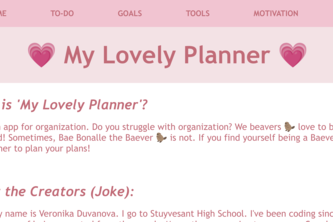 My Lovely Planner | Devpost