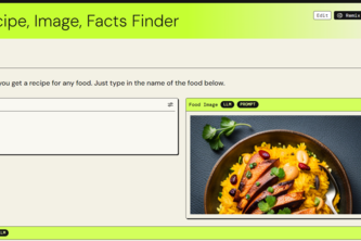 Food Recipe, Image, Facts Finder | Devpost