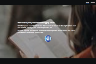 Blogging Website - rabbi blog | Devpost