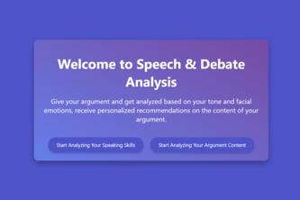 Speech and Debate Bot | Devpost