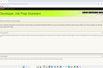 Developer Job Prep Assistant | Devpost