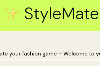 StyleMate - Your first virtual wardrobe | Devpost