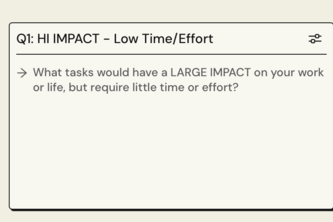 "HI IMPACT" Productivity Booster | Devpost