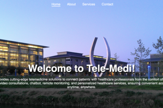 Tele-Medi: Revolutionizing Remote Healthcare" | Devpost