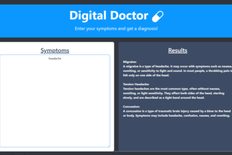 Digital Doctor | Devpost