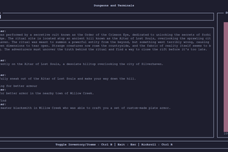Dungeons and Terminals | Devpost