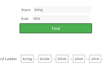 Word Ladder Generator | Devpost
