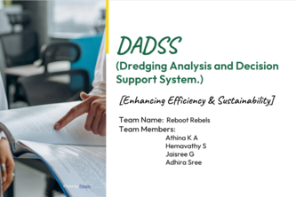 Dredging Analysis and Decision Support System | Devpost