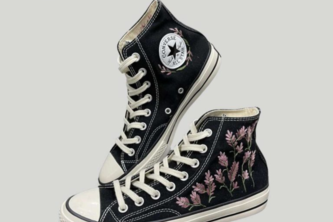 Step Up Your Style with Converse high tops embroidered | Devpost