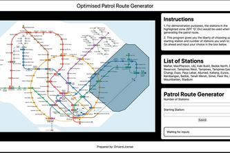 DriversLicense-Optimised Patrol Route Generator | Devpost