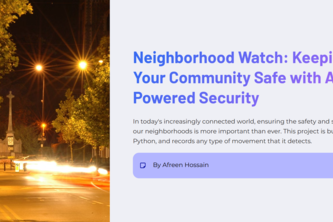 Neighborhood Watch | Devpost