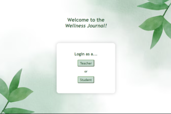Wellness Journal Devpost