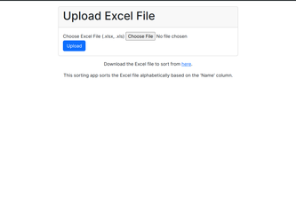 Sorting Flask App | Devpost