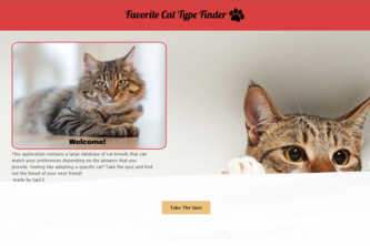 Cat Breed Selector (Try Using Bootstrap) | Devpost