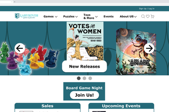 Labyrinth Games & Puzzles Website Redesign | Devpost