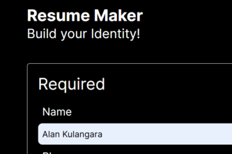 Resume Maker | Devpost