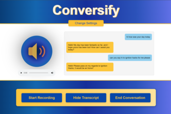 Conversify | Devpost