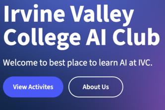 Irvine Valley College AI Club Website | Devpost