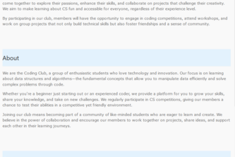 Coding Club | Devpost