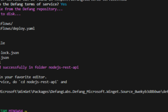 Create a simple app with “defang generate” | Devpost
