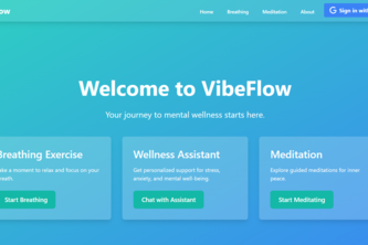VibeFlow for mental well-being | Devpost