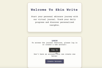 Skin Write | Devpost