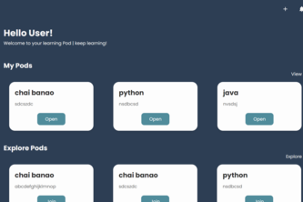 Learning Pod | Devpost