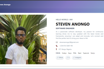 Portfolio website | Devpost