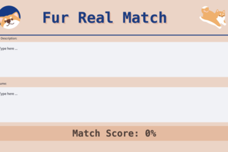 Fur Real Match | Devpost