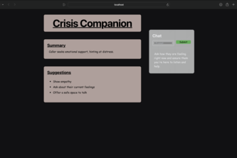Crisis Companion | Devpost