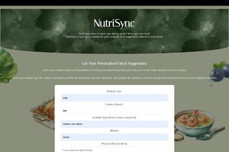 NutriSync | Devpost