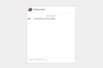 Resume Builder | Devpost