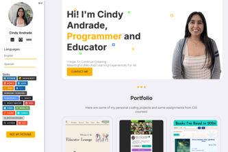 Update Portfolio Website | Devpost