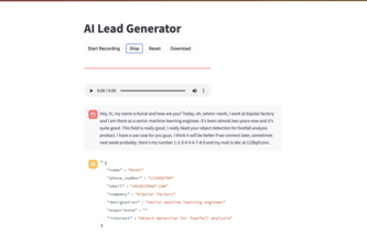Ai Lead Generator | Devpost
