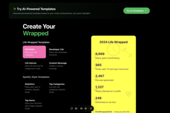 your wrapped | Devpost
