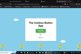 The Useless Button App | Devpost