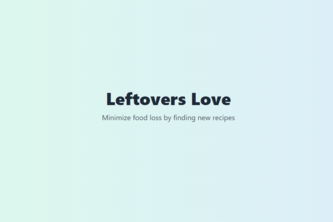 Leftovers Love | Devpost