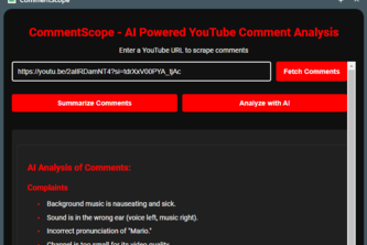 CommentScope - AI Powered YouTube Comment Analysis | Devpost