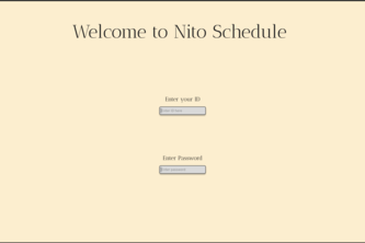 Nito Schedule | Devpost